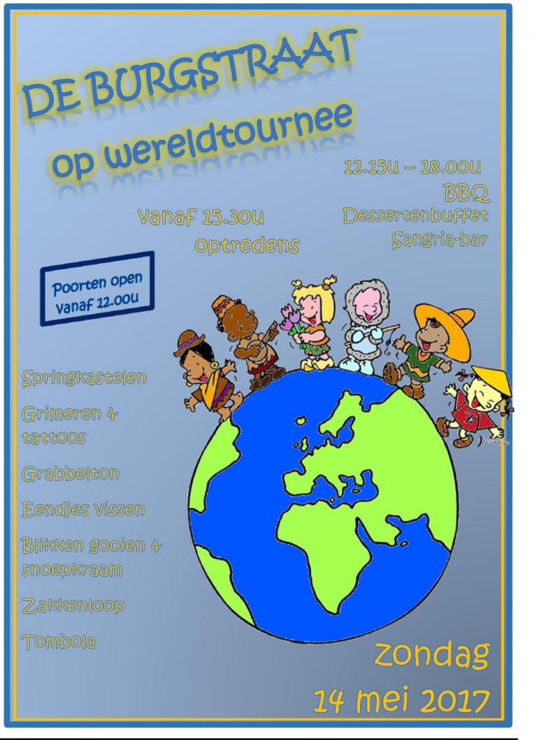 affiche schoolfeest - Stedelijke Basisschool Burgstraat